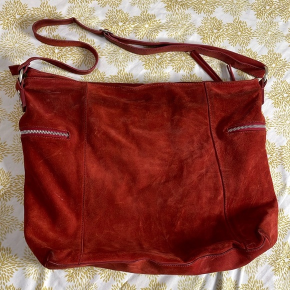 Garnet Hill | Bags | Garnet Hill Suede Hobo Bag | Poshmark